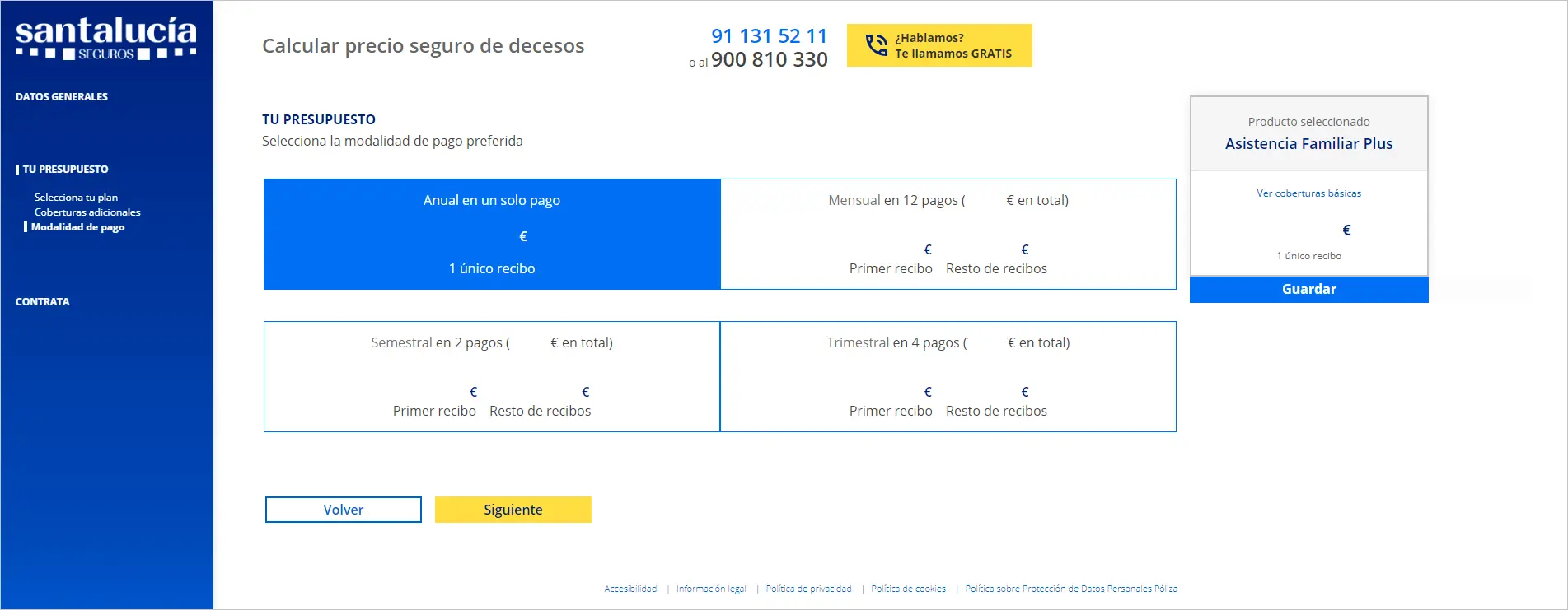 ¡Calcula ahora el precio de tu seguro de Decesos! - Seguros de Decesos Santalucía